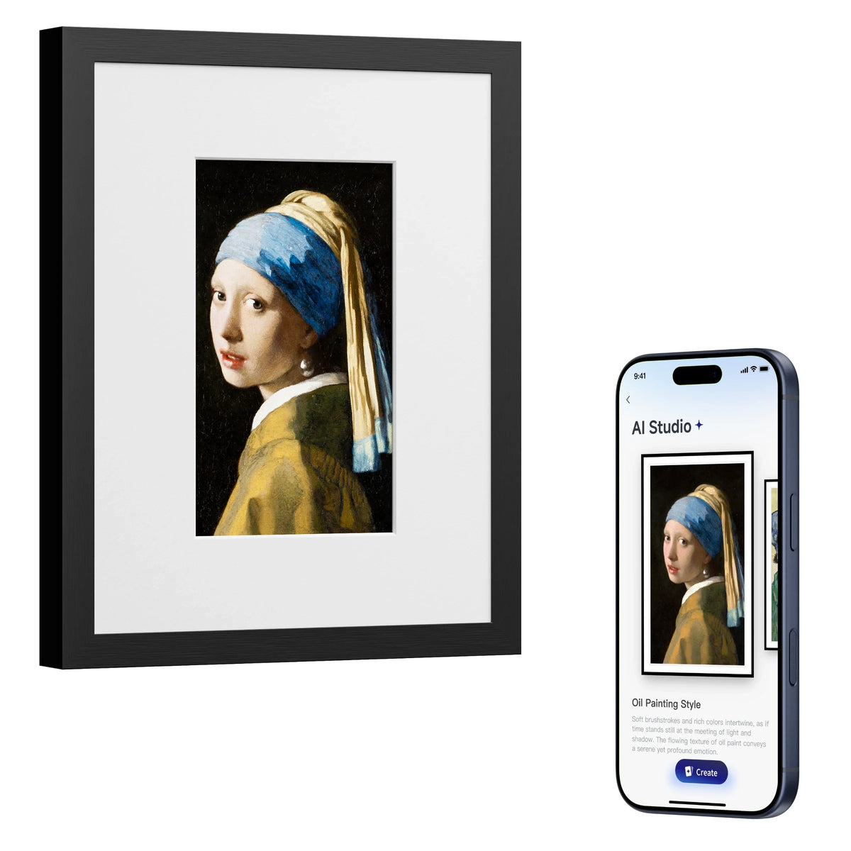 SwitchBot AI Art Frame Set | Multi-Size AI Picture Frames for different ...