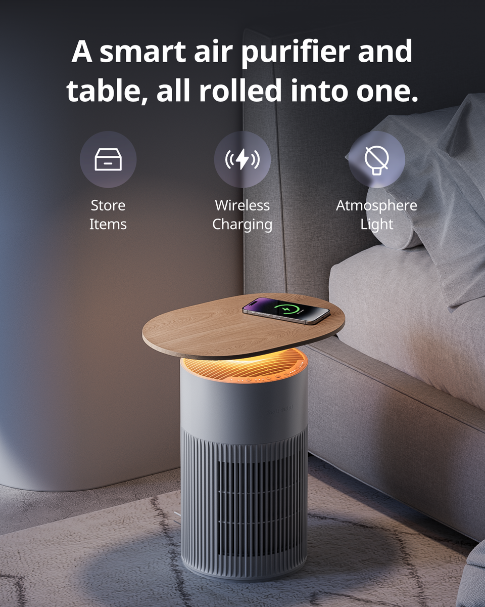SwitchBot Air Purifier Table: Clean the Air of Your Home in Style ...